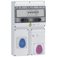 COFFRET MULTIPRISES 2P 16A 24/42V 2P+T 16A 230V