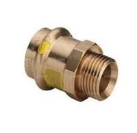 Raccord droit fileté Gaz à sertir