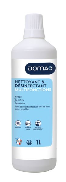 Nettoyant et désinfectant multifonctions 1L DOMAO